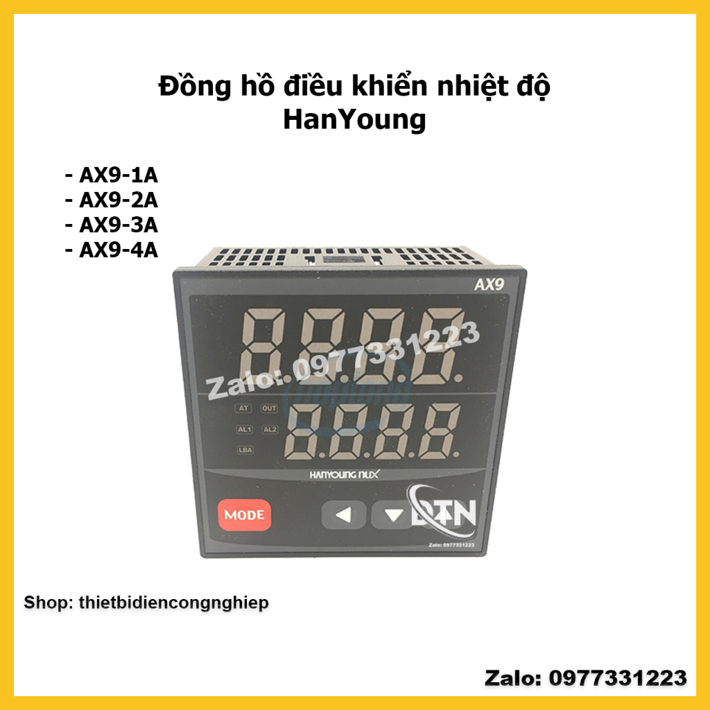 HanYoung Đồng hồ điều khiển nhiệt độ AX9-1A, AX9-2A, AX9-3A, AX9-4A | Shopee Việt Nam