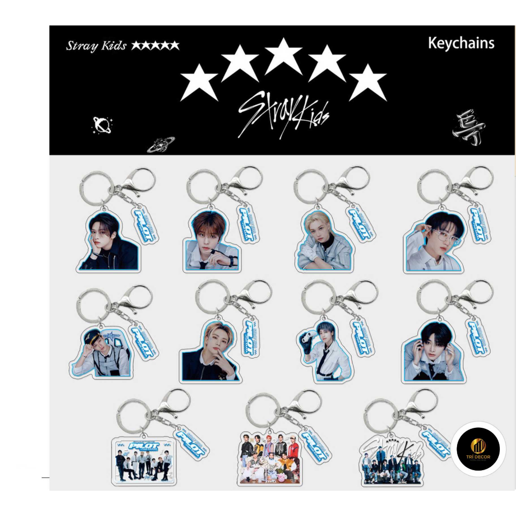 StrayKids Album 5-STAR Keychain Stray Kids FELIX HYUNJIN Pendant ...