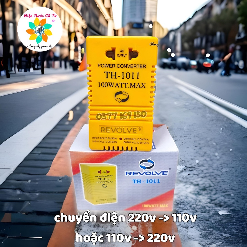 Ổ cắm chuyển điện cục chuyển điện 220v sang 110v 100w Revolve | Shopee Việt Nam