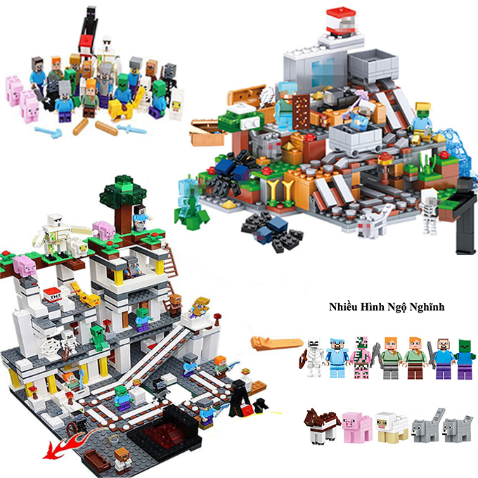 [Freeship] Đồ Chơi Mô Hình Lắp Ghép Mincraft - Đồ Chơi Phát Triển Trí ...
