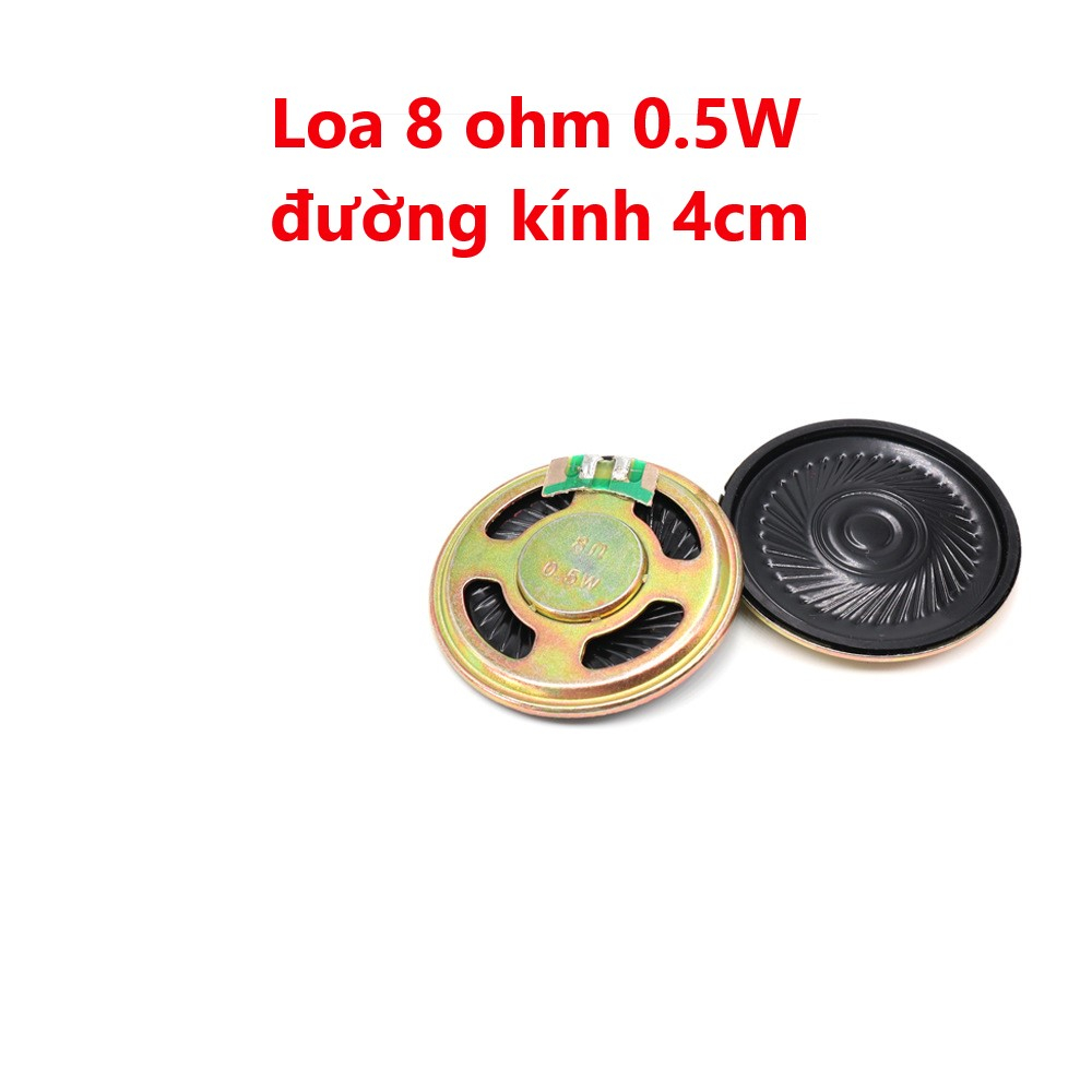 Loa 8 ohm, 0.5W đường kính 4cm | Shopee Việt Nam