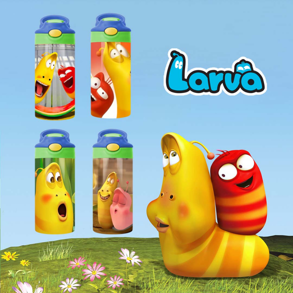 Bình Uống Nước Giữ Nhiệt Cho Bé Có Ống Hút Hình Larva - Inox 304 - Tỉ Mỉ Studio | Shopee Việt Nam