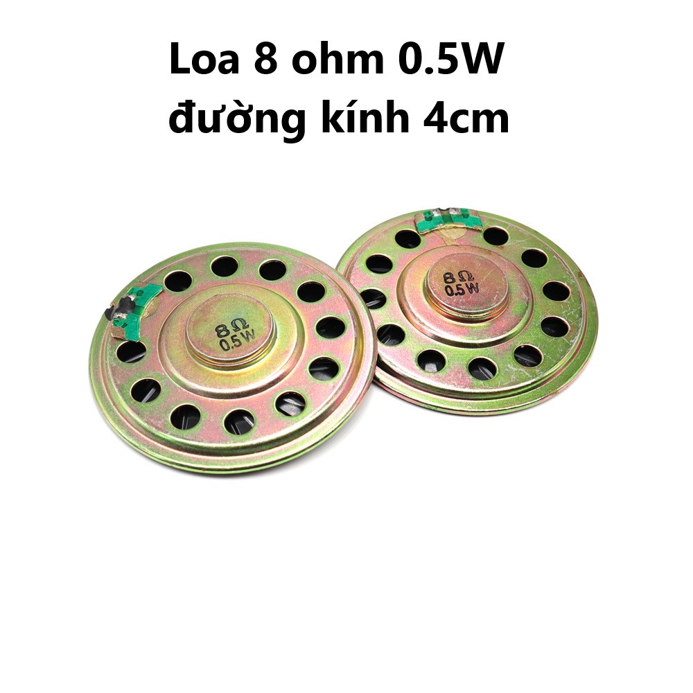 Loa 8 ohm 0.5W đường kính 4cm | Shopee Việt Nam