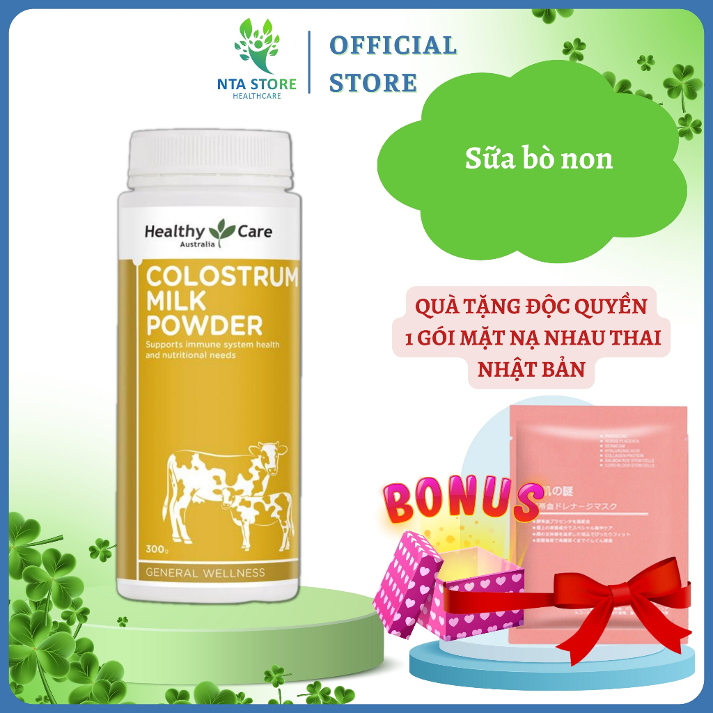Sữa Bò Non Healthy Care Colostrum Milk Powder 300g | Shopee Việt Nam