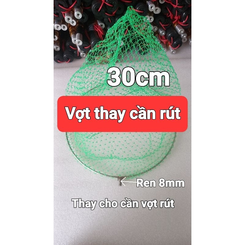 VỢT LƯỚI 30CM THAY CẦN RÚT Ren 8mm | Shopee Việt Nam