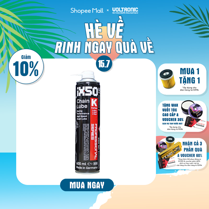 Xịt dưỡng sên mẫu mới 2022 VOLTRONIC ix50 jumbo 600ml | Shopee Việt Nam
