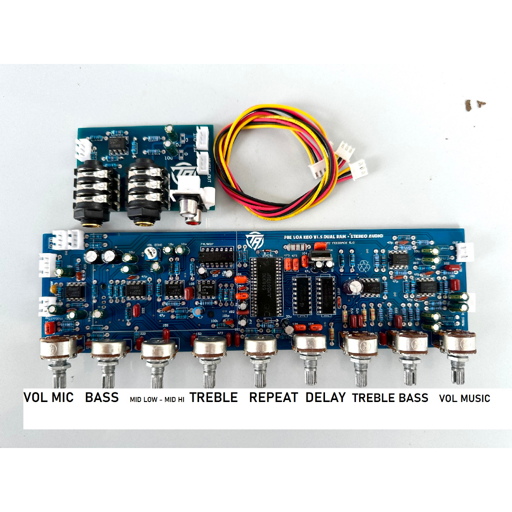 Mạch Pre Loa Kéo DUAL RAM CHIP M50195 V1.4.2 | Shopee Việt Nam