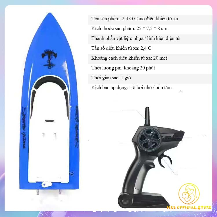 【Có thể sạc cano RC】Tàu cano chống thấm ,tàu cao tốc điều khiển từ xa ...