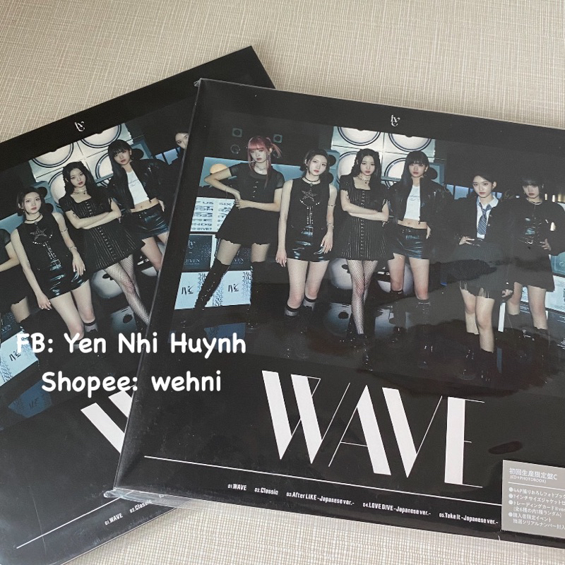 [ SẴN ] Album Nhật IVE WAVE Japan Limited Edition C Không Pob Nguyên ...