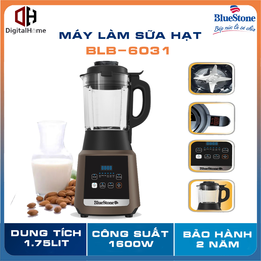 Máy Làm Sữa Hạt Bluestone BLB-6031, 1600W - 1.75Lit, Xay Êm Nhuyễn Thực Phẩm, Hàng Chính Hãng ...