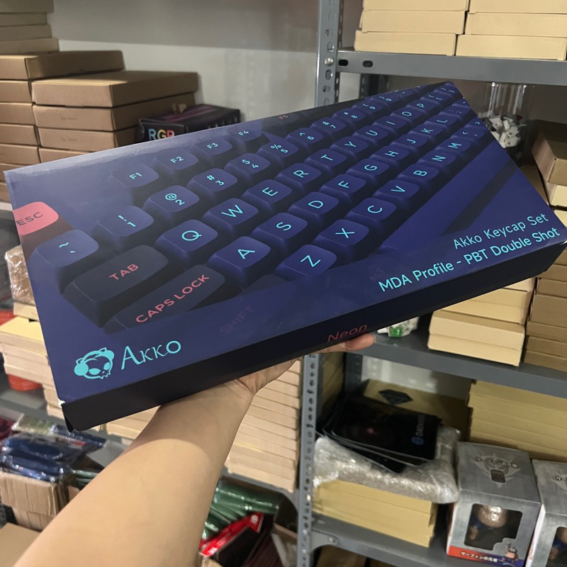 Bộ Keycap Akko MDA Chính Hãng Oliver/panda/UNC blue/Neon | Shopee Việt Nam