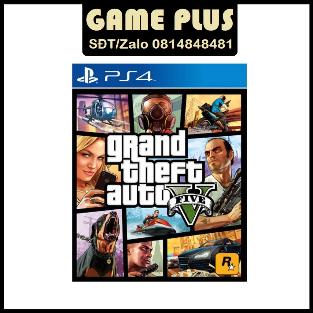 Đĩa Game 2ND Grand Theft Auto V GTA 5 cho máy PS4 PS5 | Shopee Việt Nam