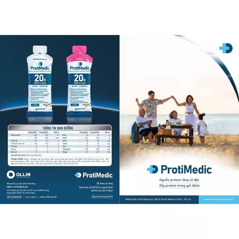 [Hoả tốc]Protimedic 20g 40ml - gói protein cô đặc | Shopee Việt Nam