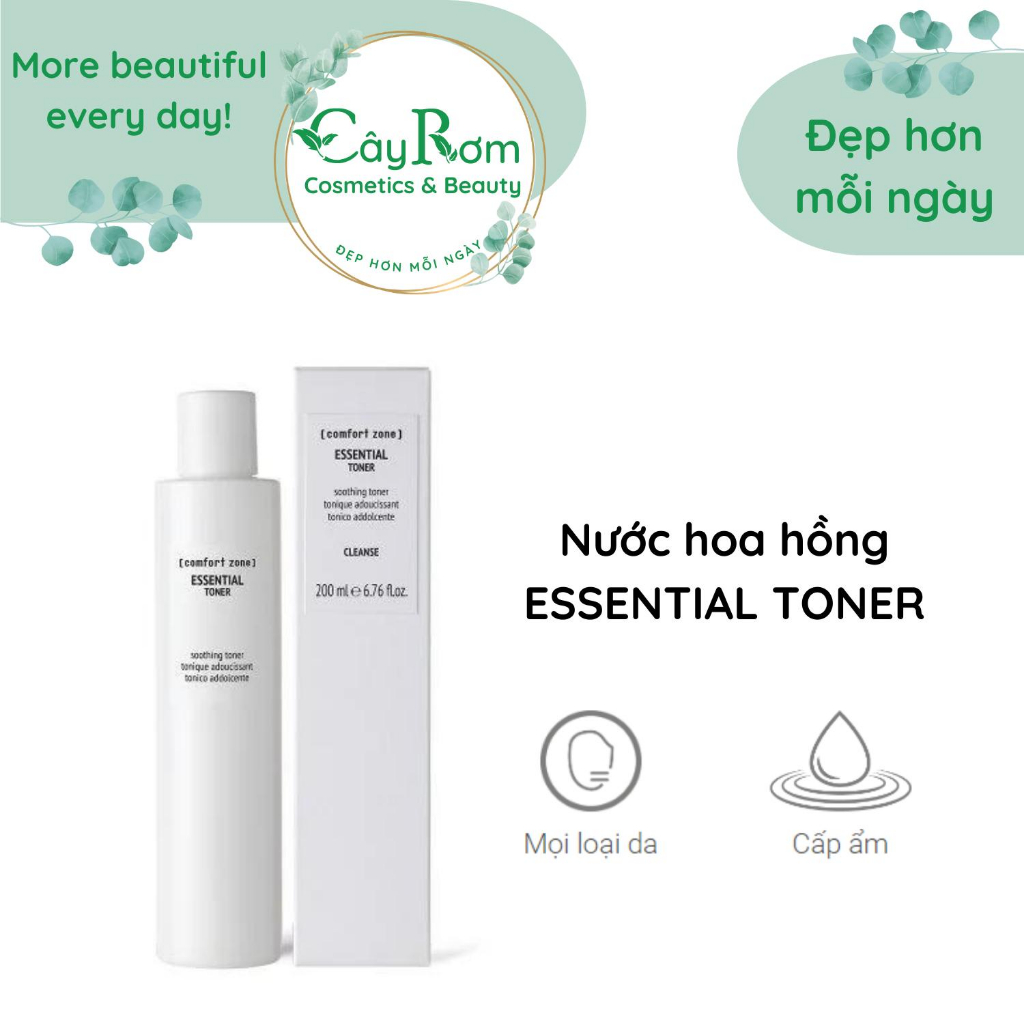 Toner Comfort Zone Essential Toner 200ml | Shopee Việt Nam