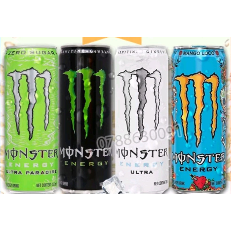 [ Hoả Tốc ] Thùng nước tăng lực Monster Energy 24 lon - 355ml | Shopee ...