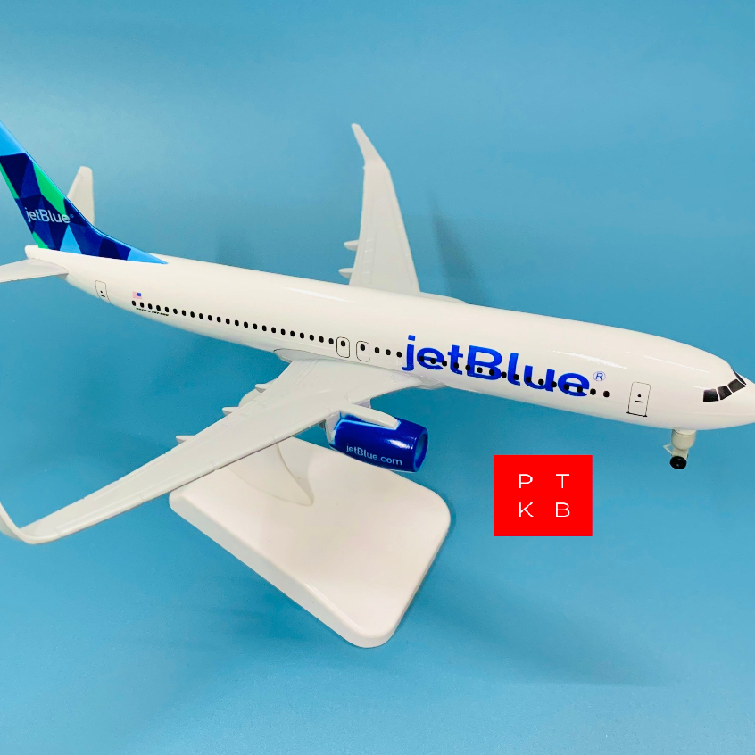 Mô Hình Máy Bay JetBlue B737 20cm Hợp Kim Cao Cấp Có Bánh Xe Di Chuyển ...