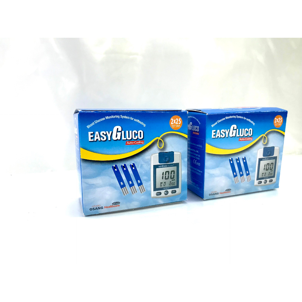 Que thử đường huyết EasyGluco 50- 25 Que/Hộp CHÍNH HÃNG | Shopee Việt Nam