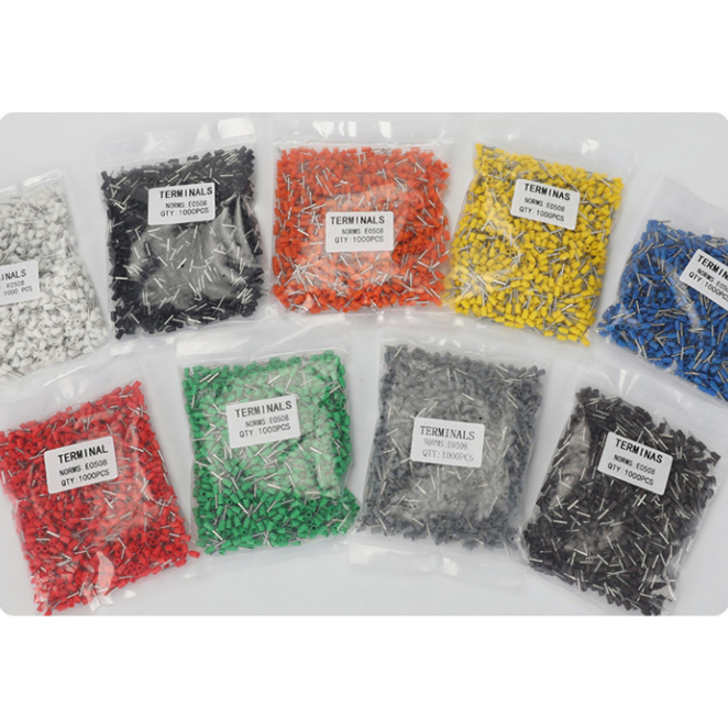 [Túi 1000 cái] Đầu cos pin rỗng, đầu cos kim rỗng thông dùng cho dây ...