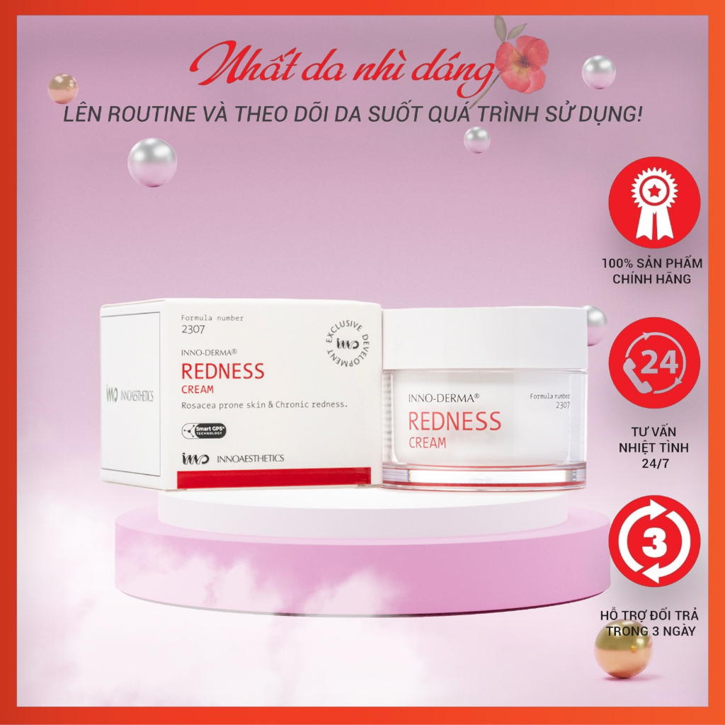Kem Dưỡng Dành Cho Da Nhạy Cảm, Da Dễ Mẩn Đỏ Innoesthetics INNO REDNESS ...