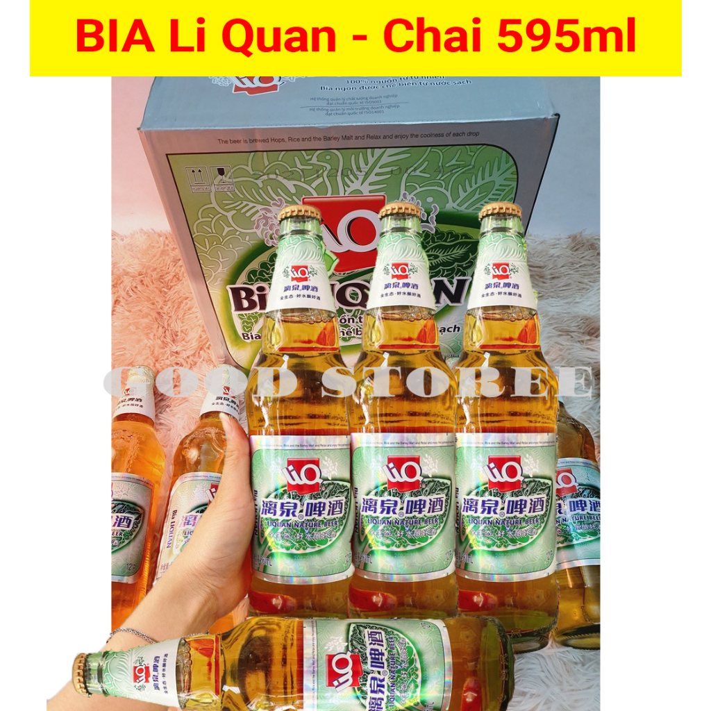[THÙNG 12 Chai] Bia Liquan Trung Quốc 500ml, 12 độ P, Hàng Chuẩn, Đóng ...