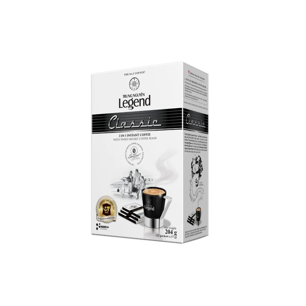 Combo 3 hộp cà phê hòa tan Trung Nguyên Legend Classic hộp 12 gói x 17g ...