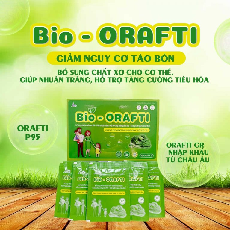 Gói Cốm Bổ Sung Chất Xơ Bio Orafti Giúp Nhuận Tràng Giảm Táo Bón (Hộp ...