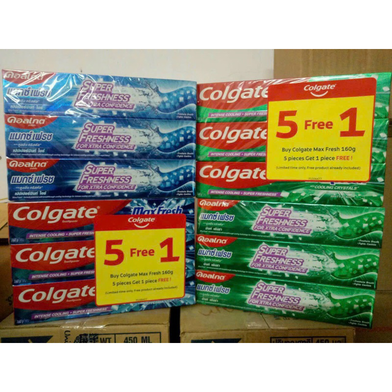 Kem đánh răng colgate hàng xuất xứ Thái Lan trọng lượng 155g | Shopee ...