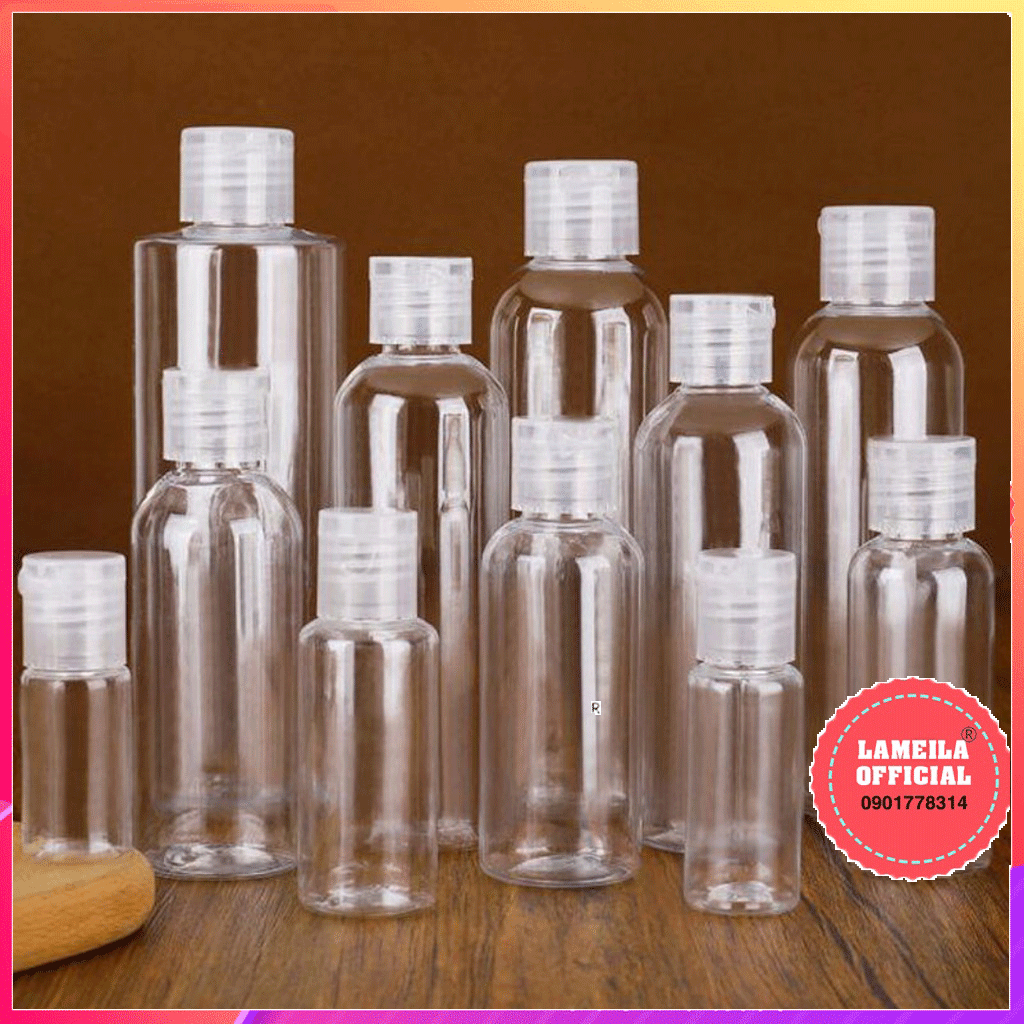 Chai Nhựa Nắp Bật 30ML/50ML/100ML Đựng Gel Rửa Tay - Chai Nhựa Pet ...