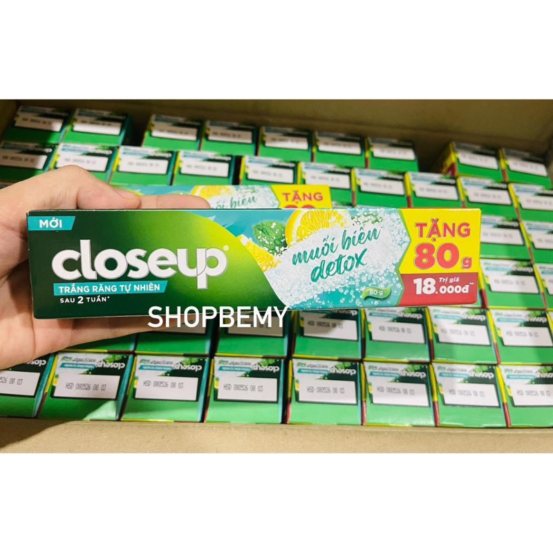 Kem Đánh Răng Closeup Chanh & Muối Biển Detox 80g | Shopee Việt Nam