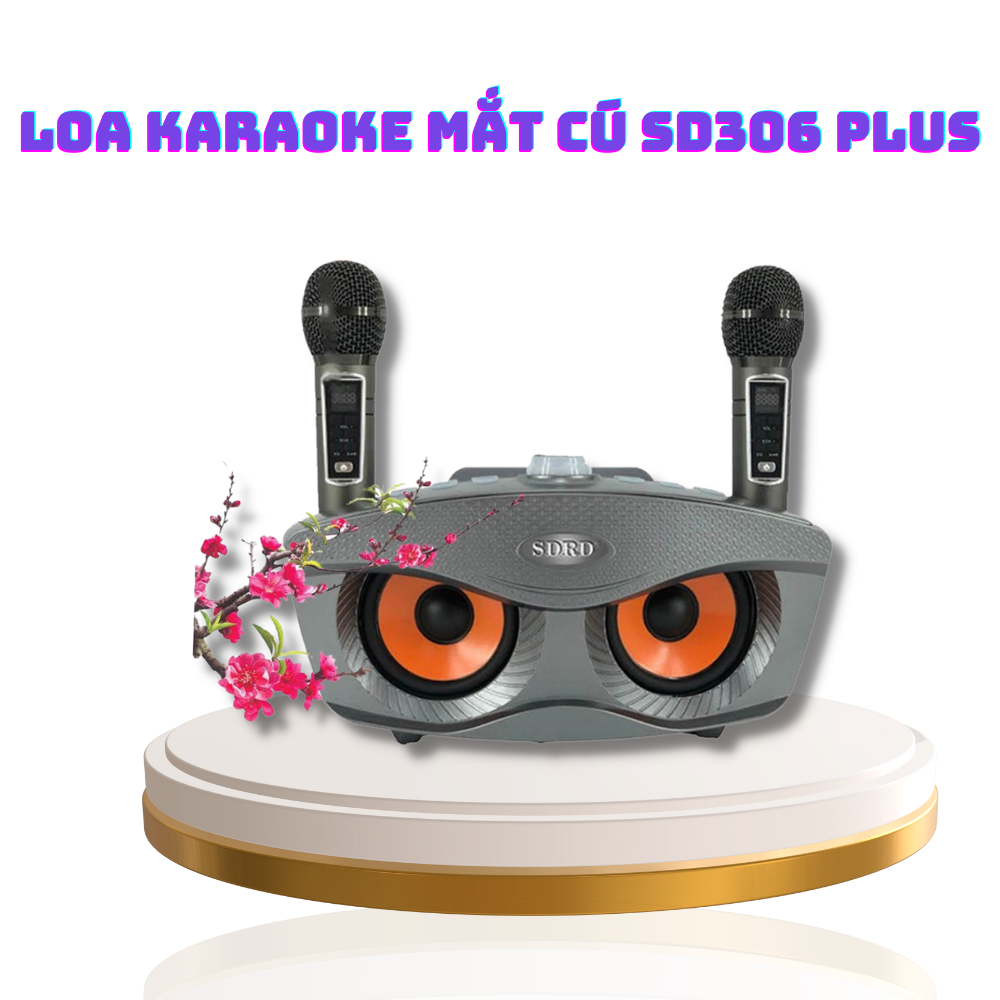 Loa Karaoke Bluetooth SD306 Plus, Kèm 2 Micro Không Dây Chỉnh Echo ...