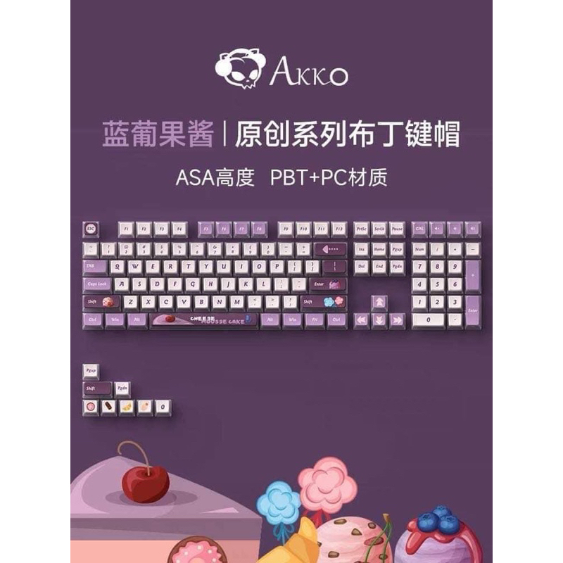 Keycap AKKO Pudding ASA Profile~PBT Doubleshot | Shopee Việt Nam