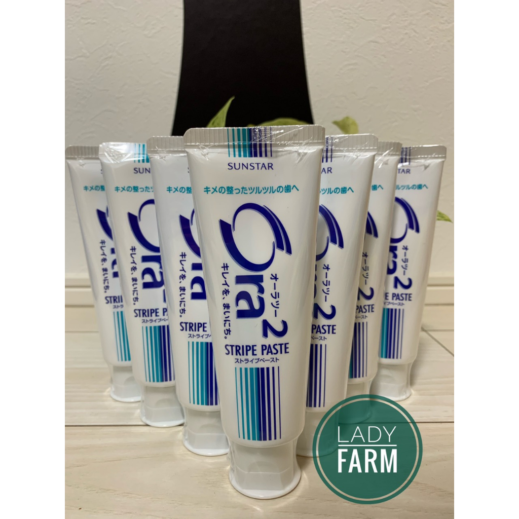 Kem đánh răng Ora2 Strip Paste Sunstar 140g Nhật bản | Shopee Việt Nam