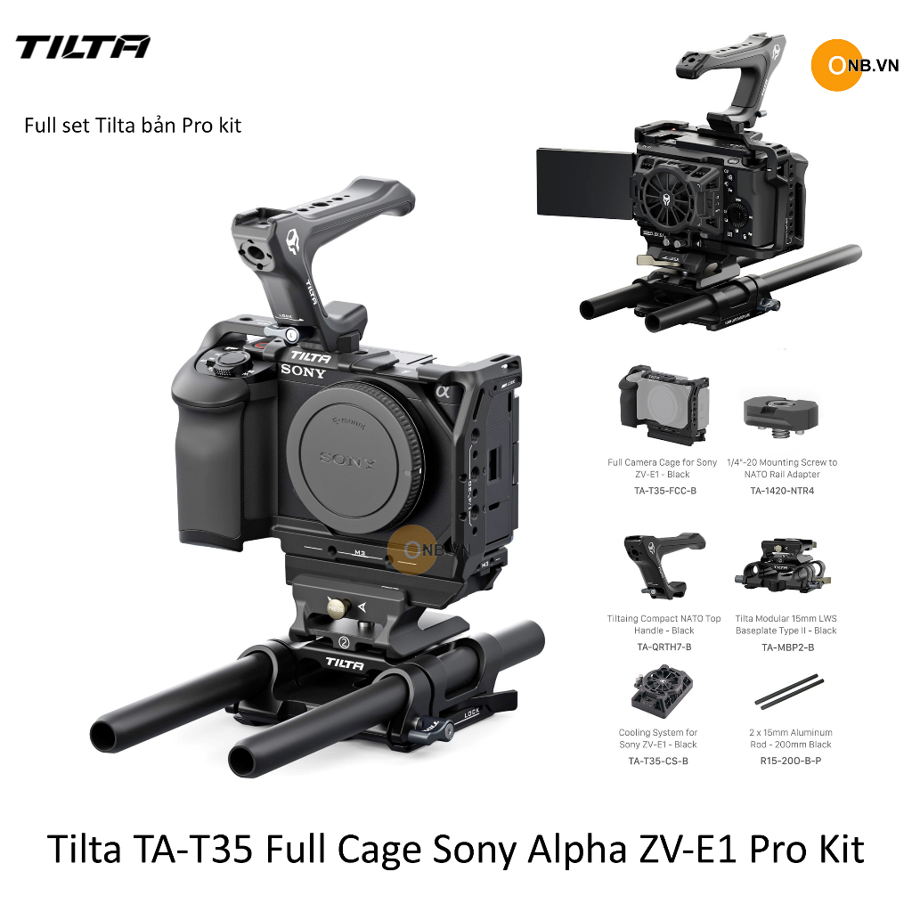 Tilta TA-T35 Full Cage Sony Alpha ZV-E1 Pro Kit | Shopee Việt Nam