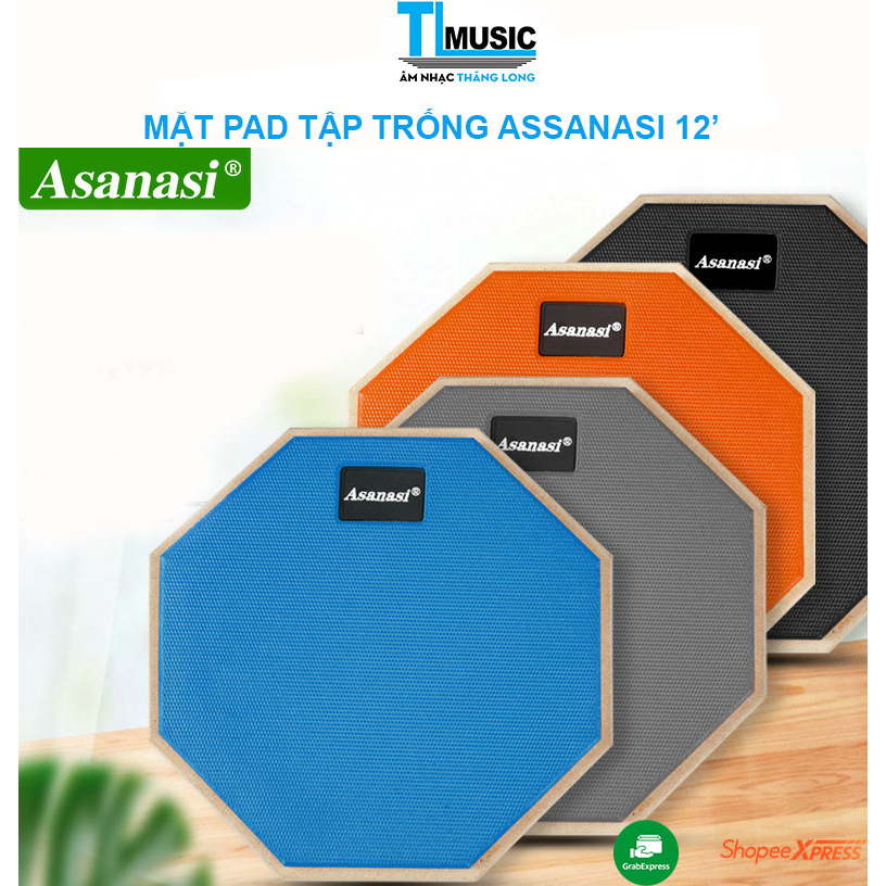 Mặt PAD tập trống 12'' ASANASI màu sắc | Shopee Việt Nam
