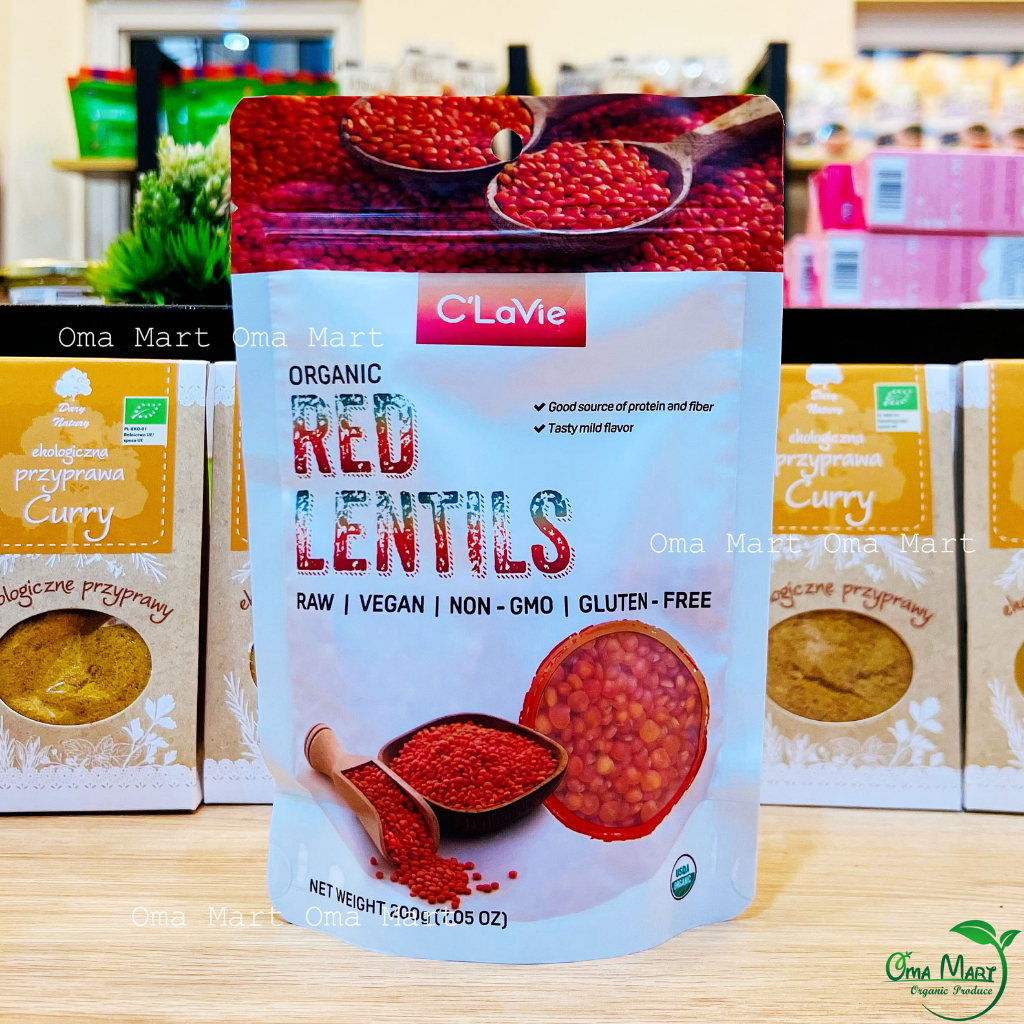 Đậu lăng đỏ hữu cơ Clavie 200g | Shopee Việt Nam