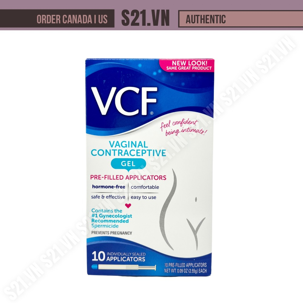 Gel Tránh Thai VCF Vaginal Contraceptive Gel 10 Ống | Shopee Việt Nam