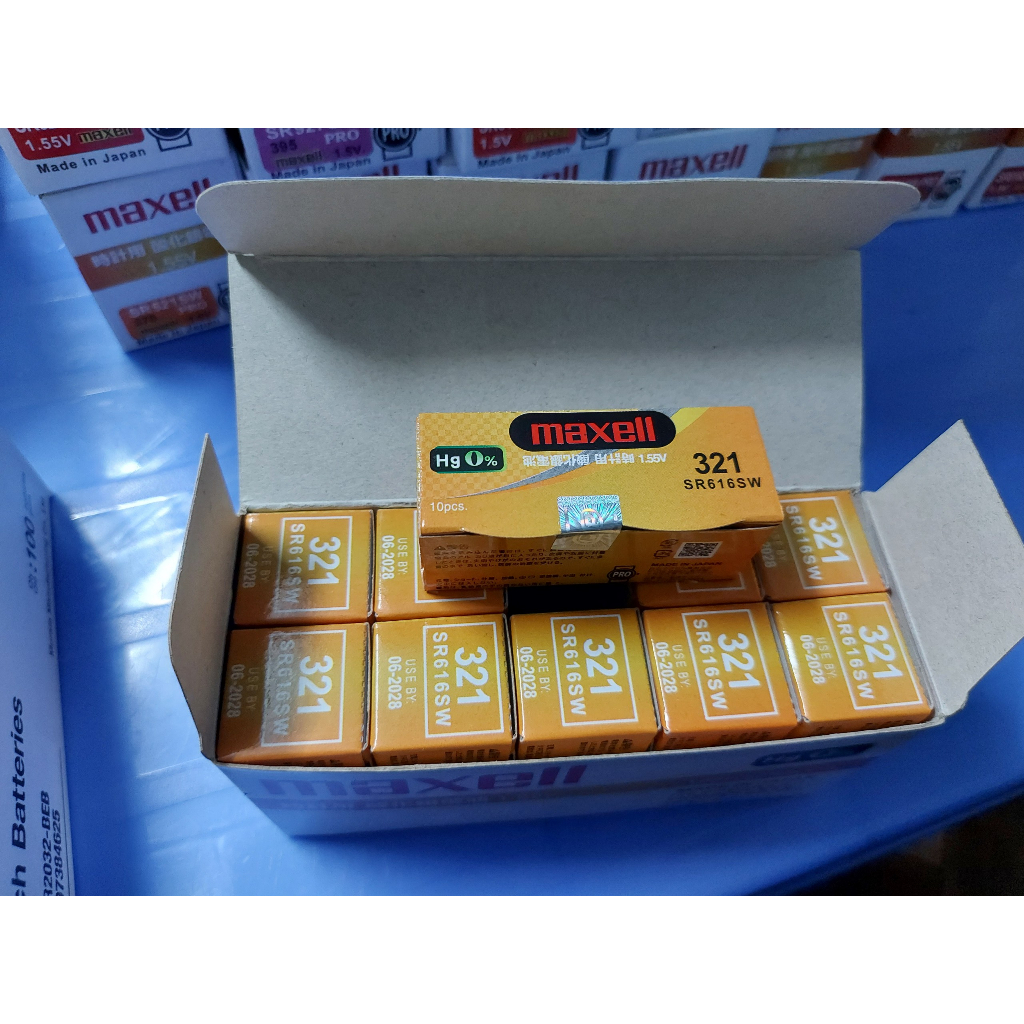 PIN MAXCELL 616 (321) HỘP 10 VIÊN | Shopee Việt Nam