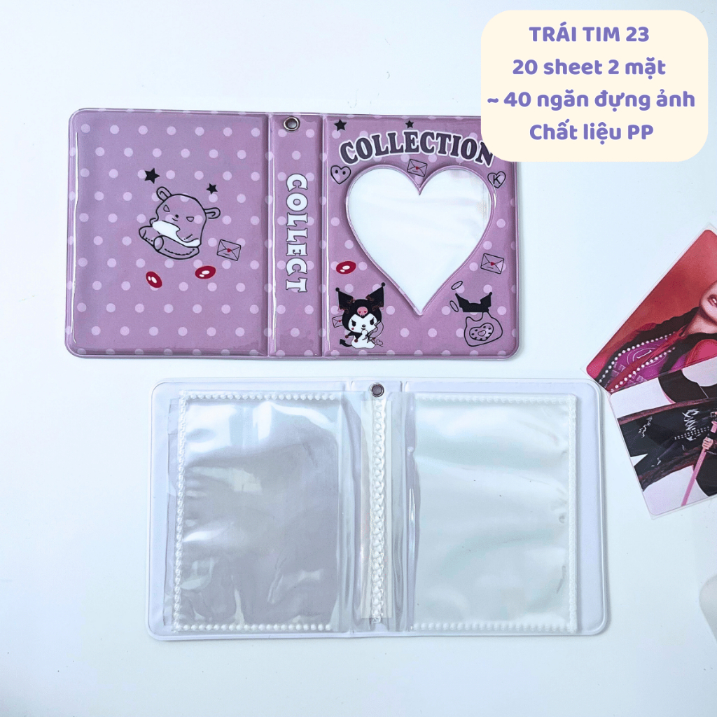 Collect book Buka album đựng card 1 ô sổ đựng ảnh 6*9cm bìa khung vòm ...