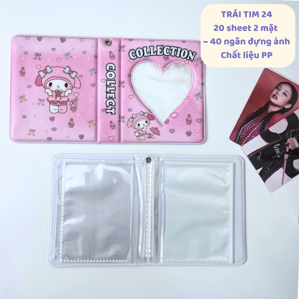 Collect book Buka album đựng card 1 ô sổ đựng ảnh 6*9cm bìa khung vòm ...