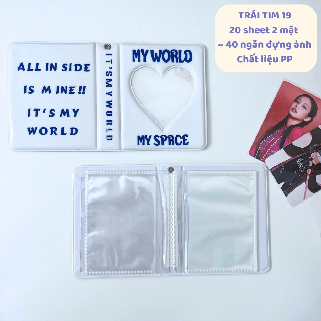 Collect book Buka album đựng card 1 ô sổ đựng ảnh 6*9cm bìa khung vòm ...