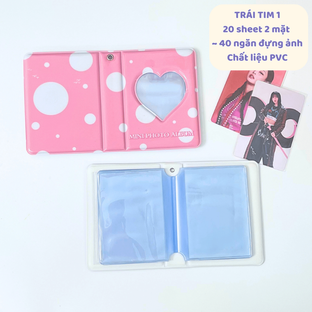 Collect book Buka album đựng card 1 ô sổ đựng ảnh 6*9cm bìa khung vòm ...