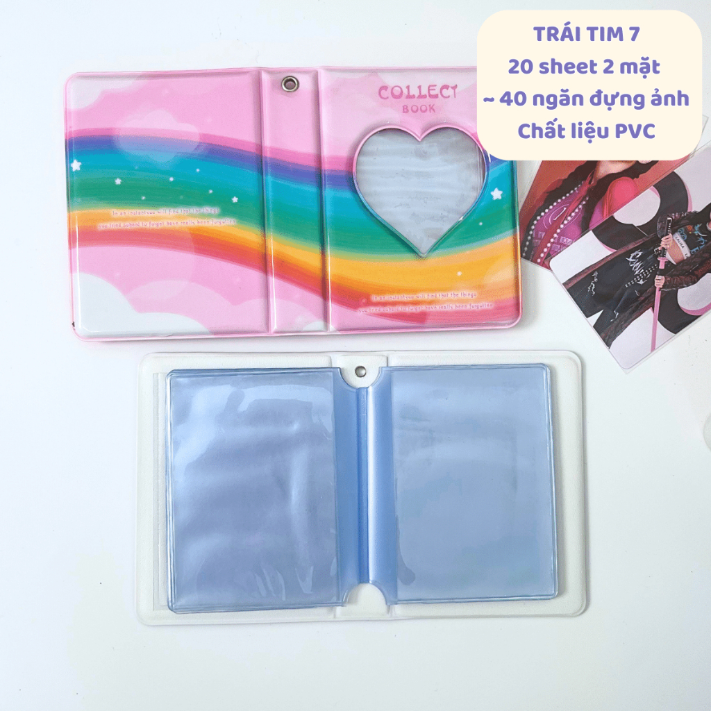 Collect book Buka album đựng card 1 ô sổ đựng ảnh 6*9cm bìa khung vòm ...