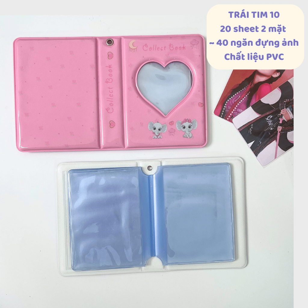 Collect book Buka album đựng card 1 ô sổ đựng ảnh 6*9cm bìa khung vòm ...