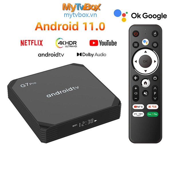 TV Box G7 Pro Android TV 11 RAM 4G + 32G Điều Khiển Bằng Giọng Nói | Shopee Việt Nam