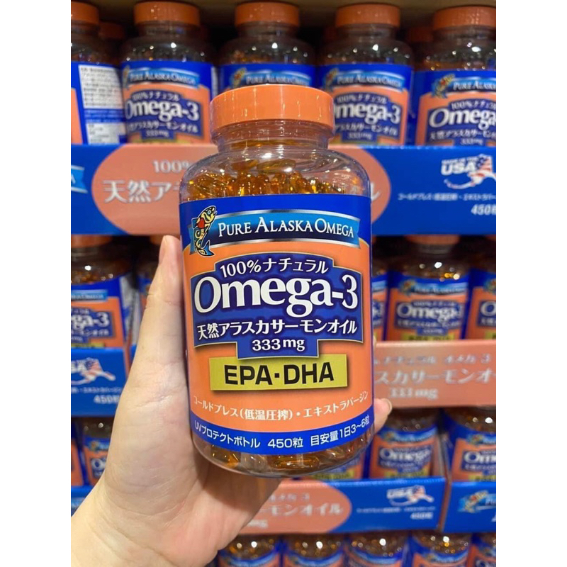Dầu cá hồi Omega 100% tự nhiên Pure Alaska 333mg EPA DHA | Shopee Việt Nam