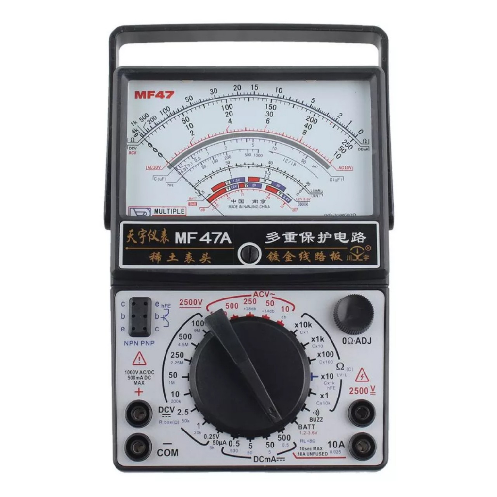 Vạn năng kế, đồng hồ analog MF-47A đo dòng điện DC/AC/ kiểm tra pin | Shopee Việt Nam