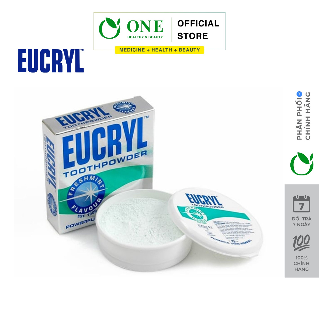 Bột Eucryl Tooth Powder Của Anh Hỗ Trợ Trắng Răng 50g | Shopee Việt Nam