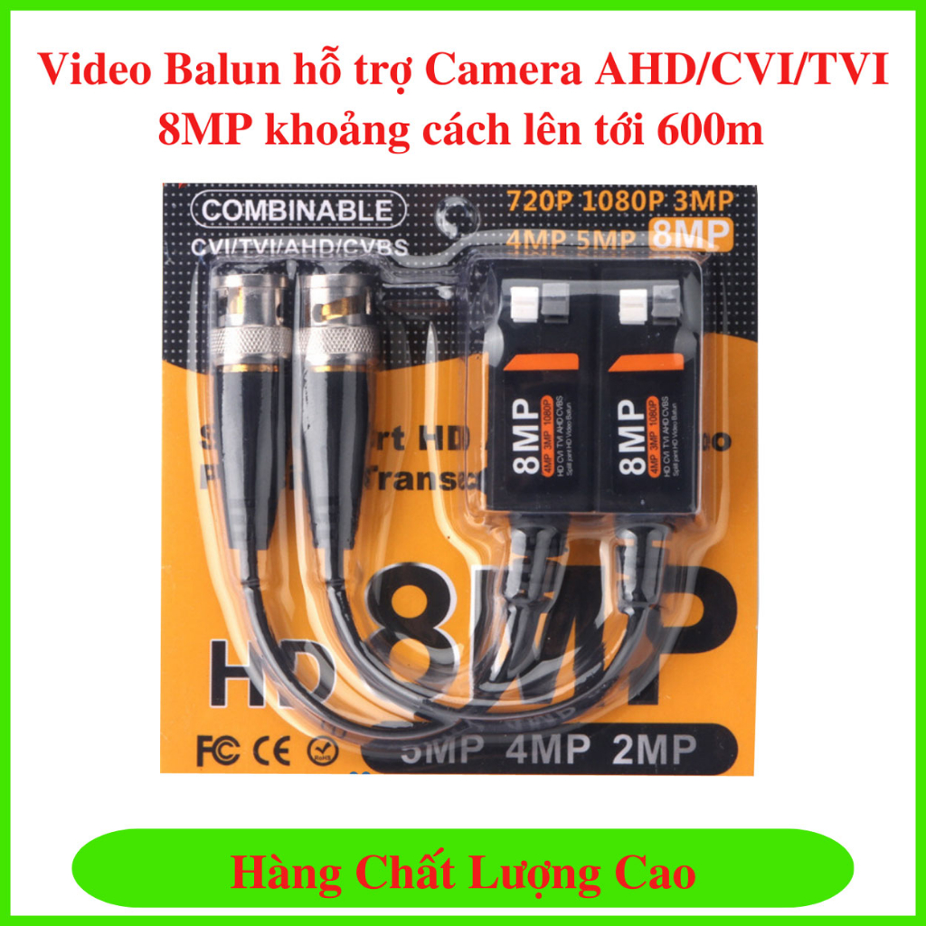 Balun camera 8MP cho CVI/TVI/AHD/Analog | Shopee Việt Nam