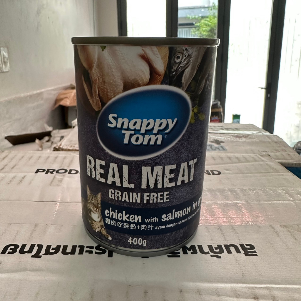 Pate Snappy Tom Lon 400g Real Fish & Real Meat - Pate Cho Mèo Snappy Tom 400g | Shopee Việt Nam