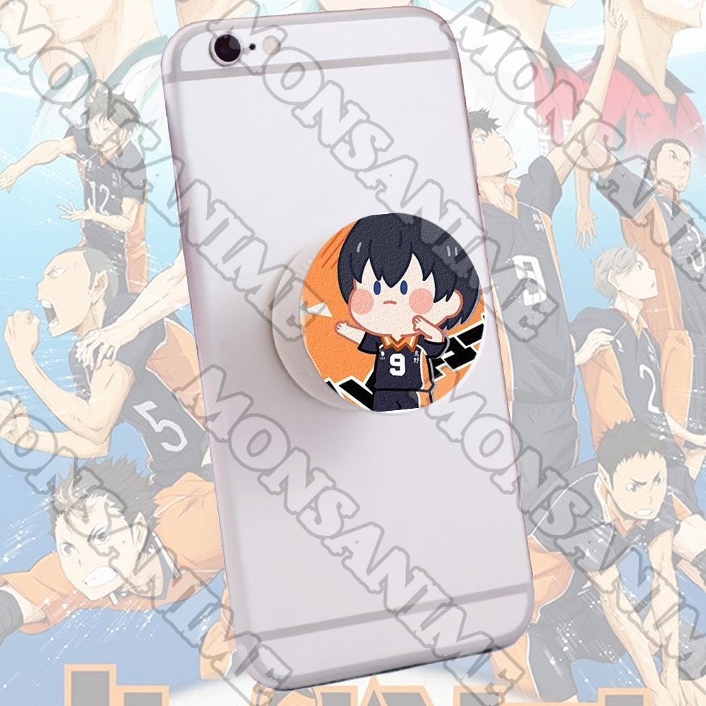 Giá đỡ điện thoại pop socket in hình HAIKYUU ver MẶT NGƠ tiện lợi xinh ...